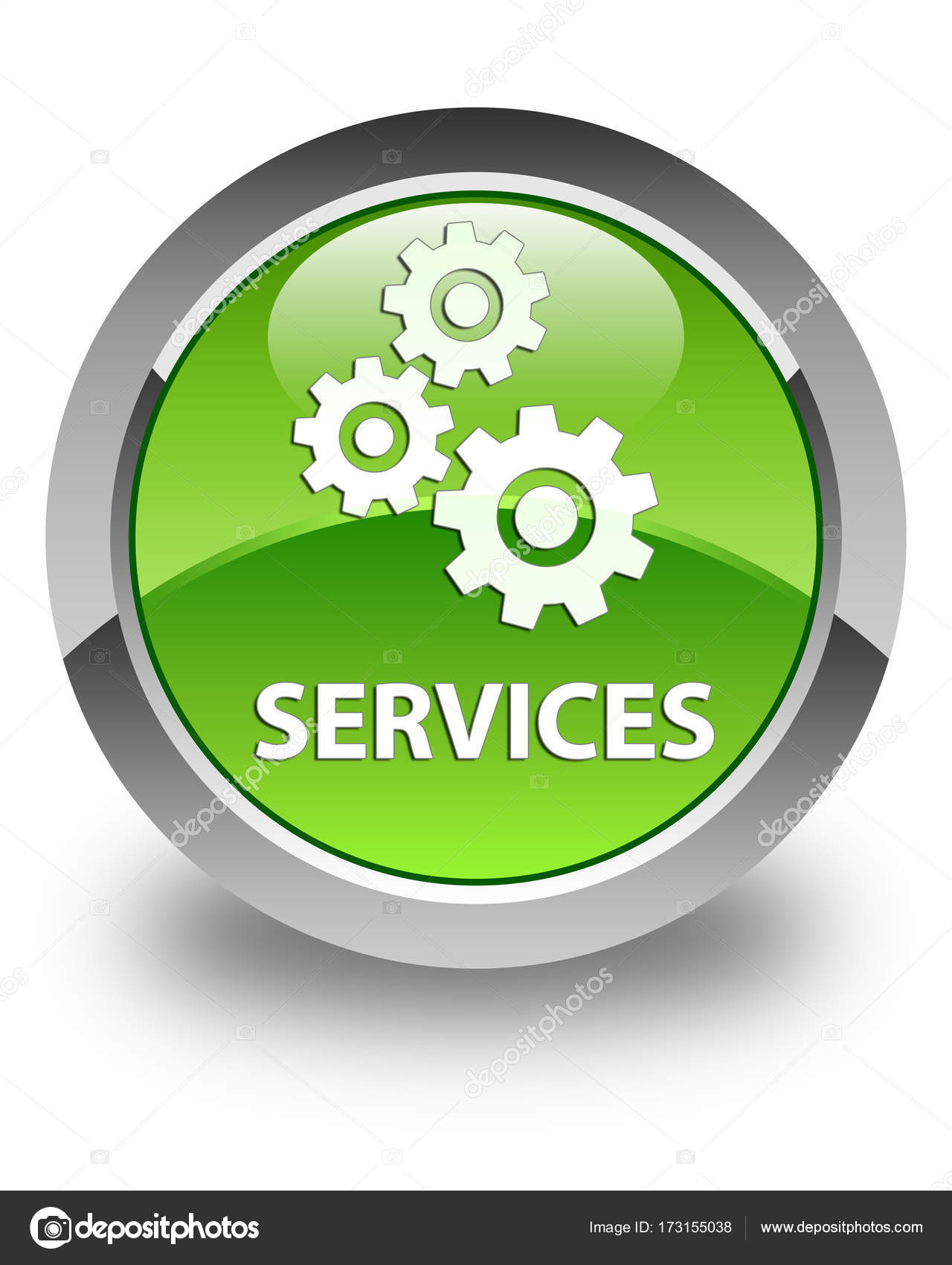 Services (gears icon) glossy green round button — Stock Photo © FR ... Services (gears icon) glossy green round button — Stock Photo © FR ...