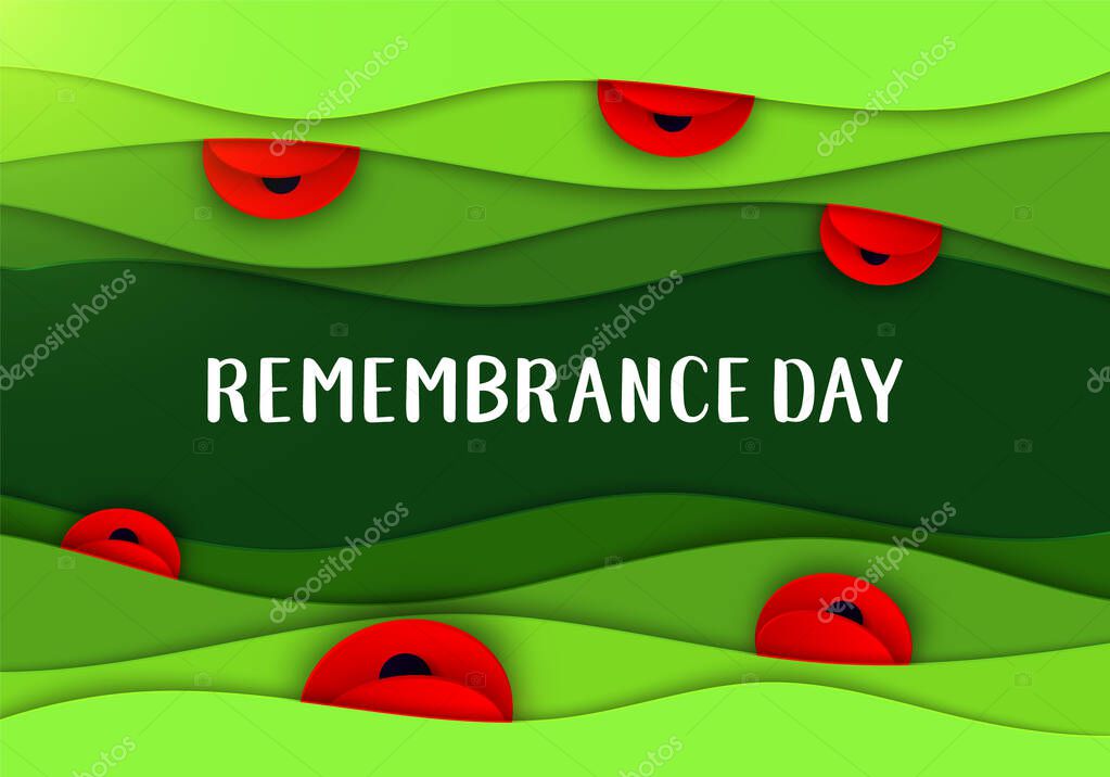 Vector para que no nos olvidemos. Craft Red Poppies Field Remembrance ...