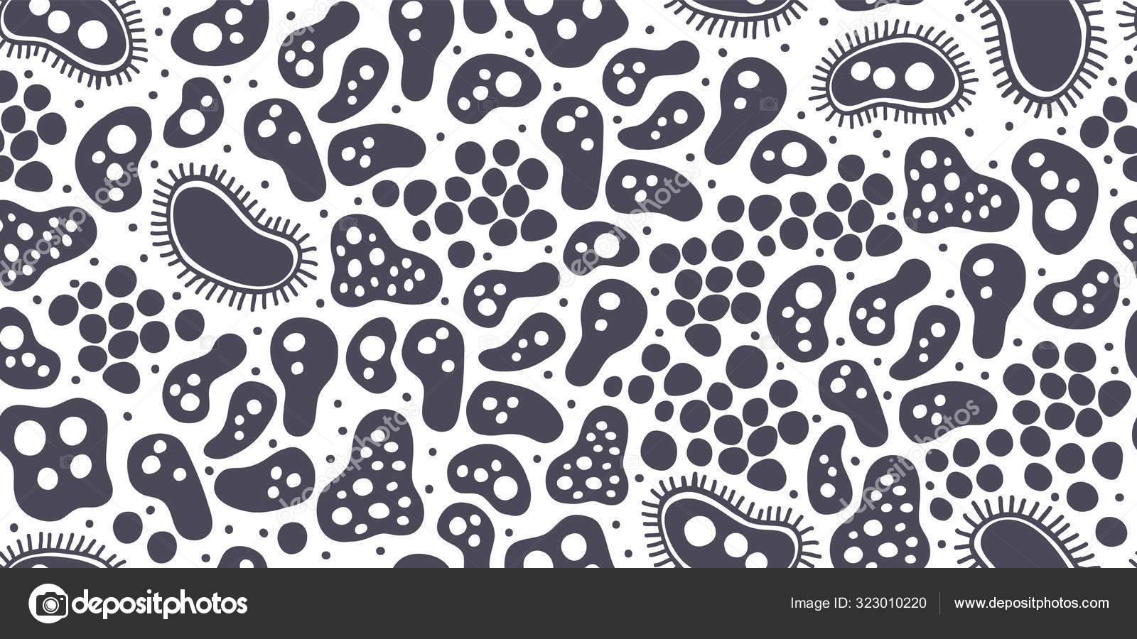 Bacteria virus circle illustration, minimalism Stock Vector by ...