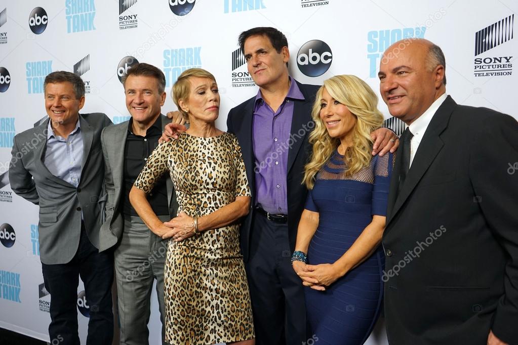 Clay Newbill, Robert Herjavec, Barbara Corcoran, Mark Cuban, Lori ...