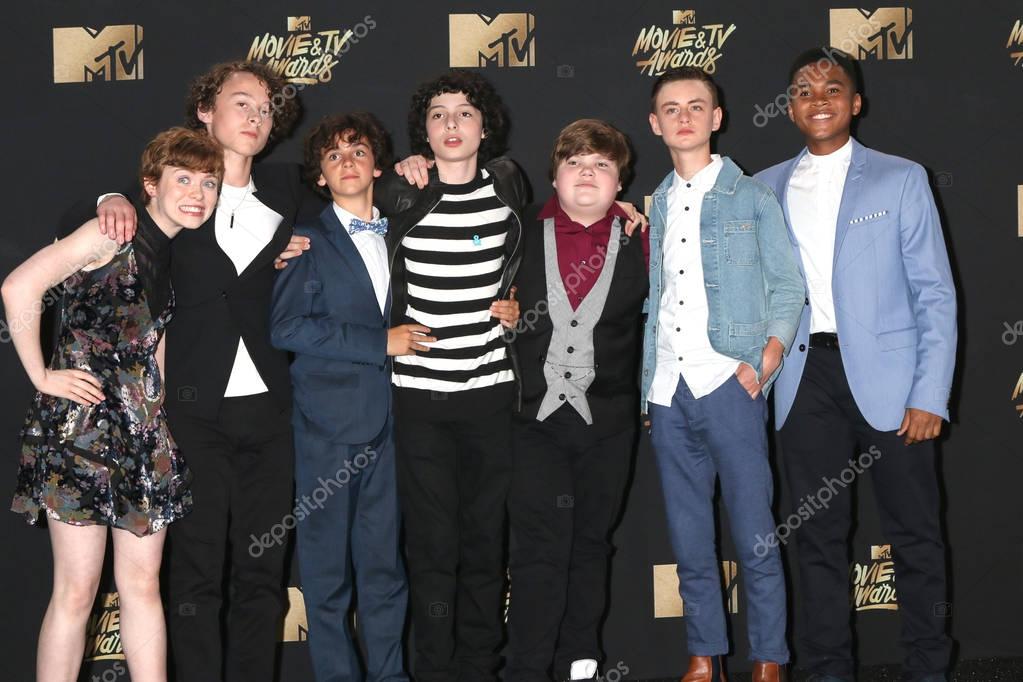 Cast of 'It' at the MTV Movie and Television Awards – Stock Editorial ...