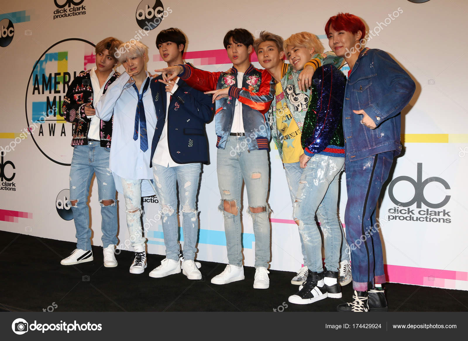 BTS, Jungkook, Jimin, V, Suga, Jin, J-Hope, Rap Monster — Stock ...