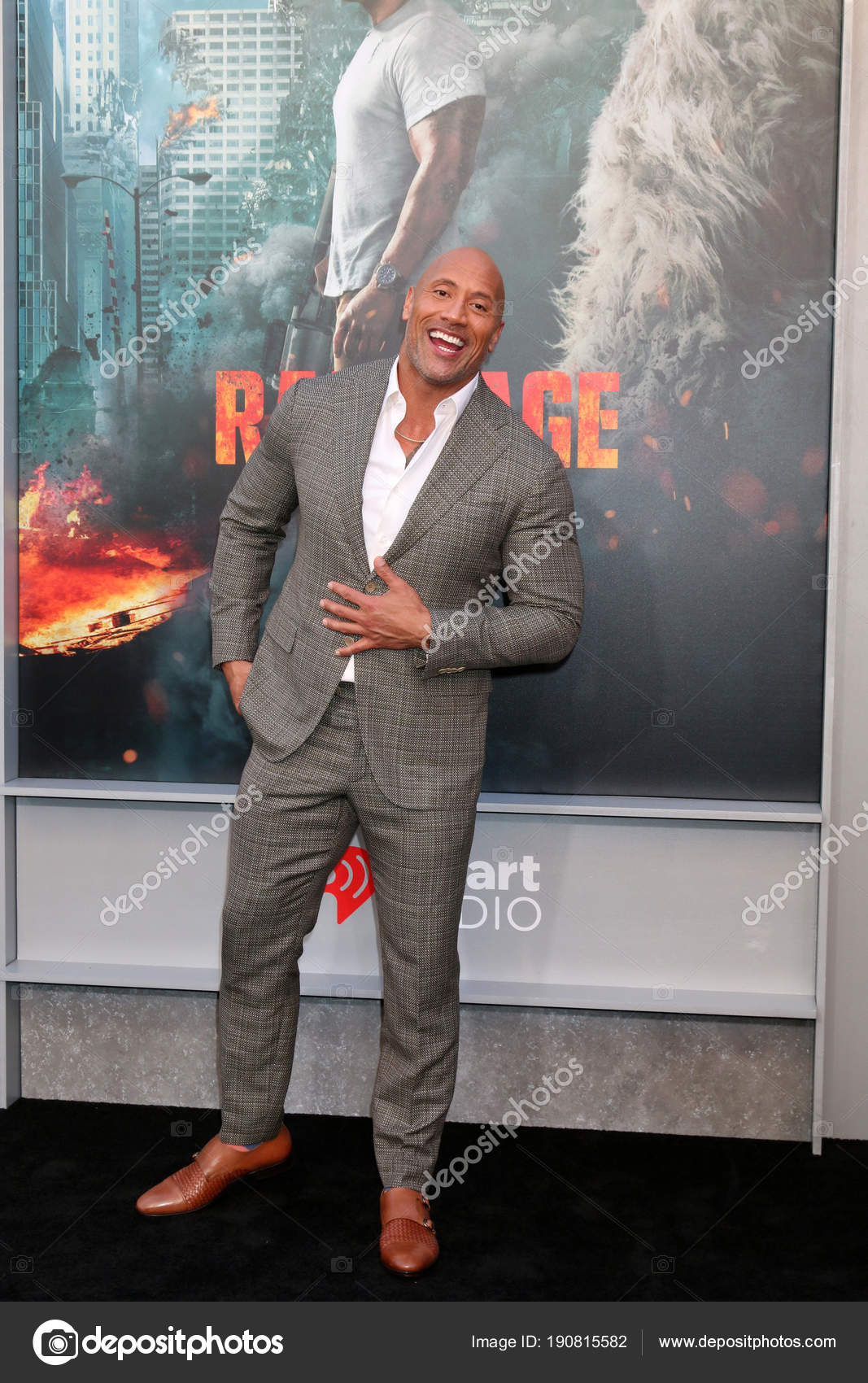 Dwayne Johnson, la roca — Foto editorial de stock © Jean_Nelson #190815582