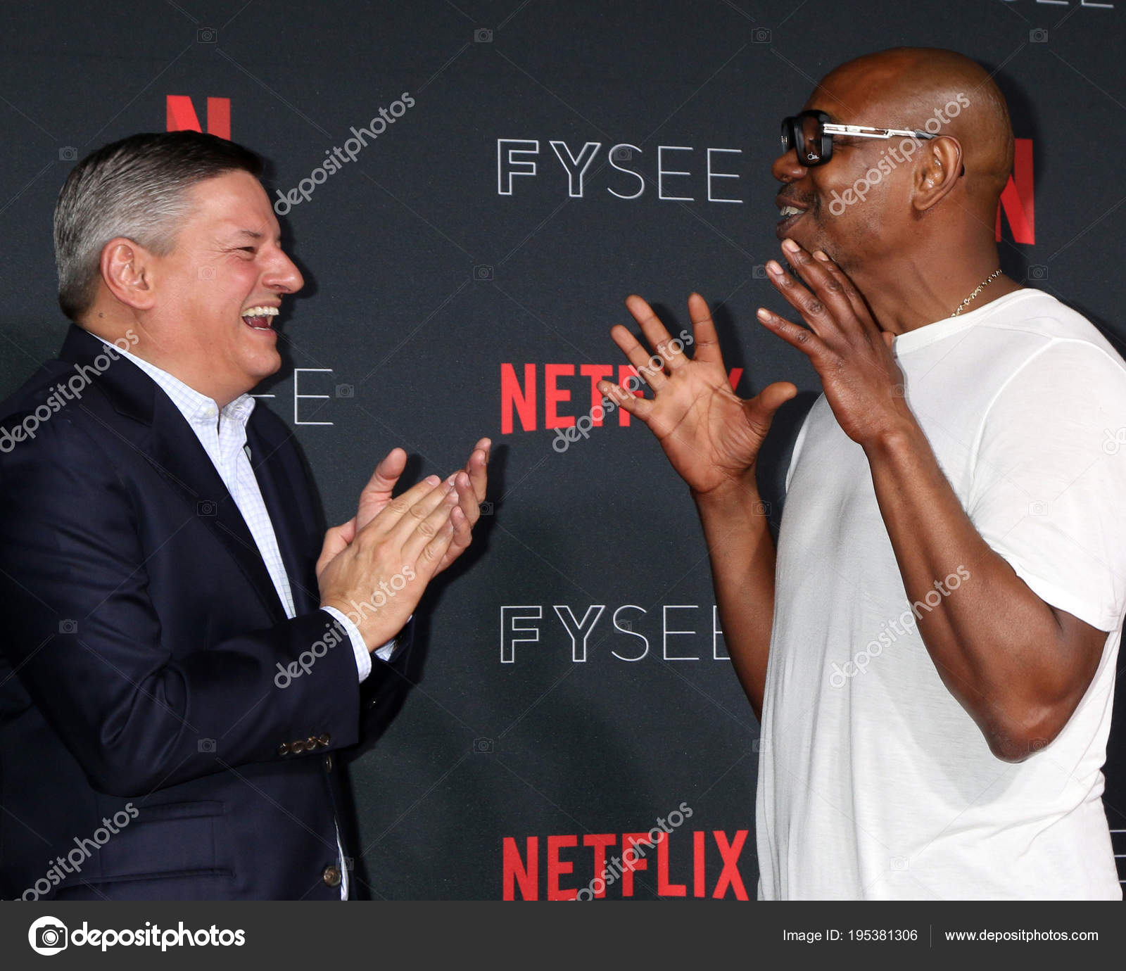 Ted Sarandos, Dave Chappelle — Stock Editorial Photo © Jean_Nelson ...