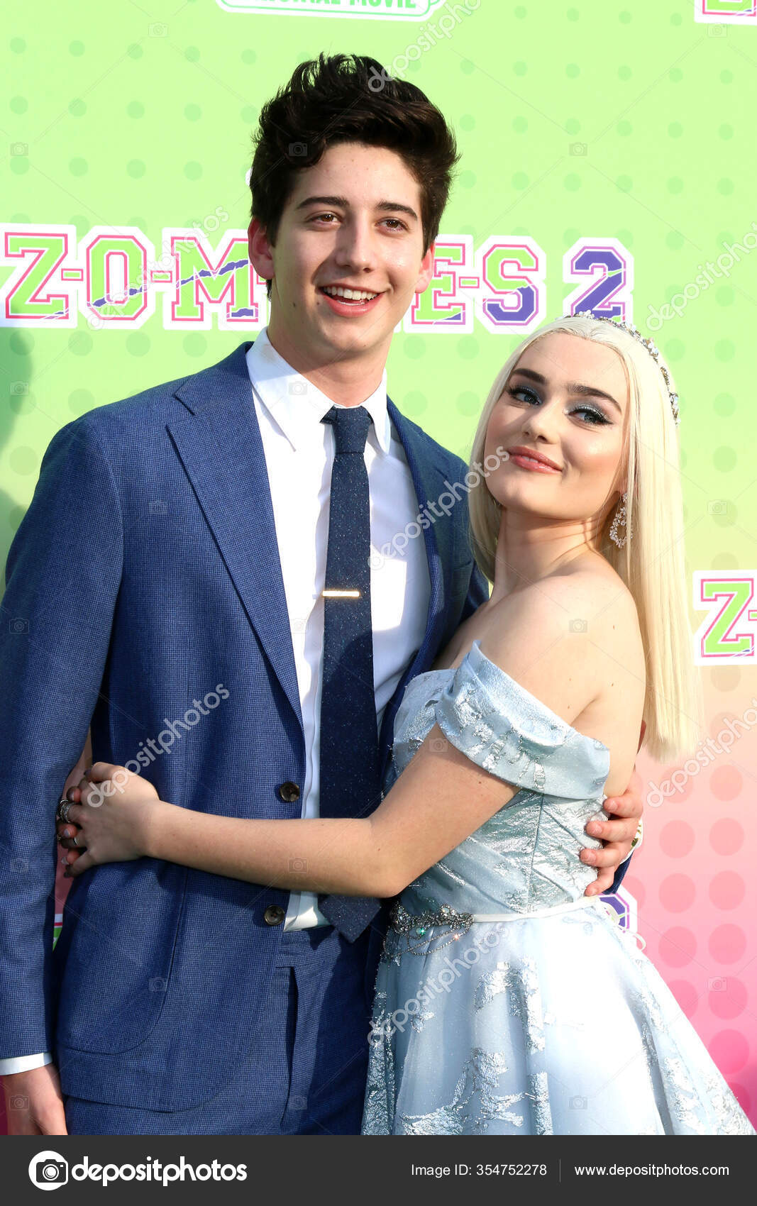 Los Angeles Jan Milo Manheim Meg Donnelly Zombies Screening Disney ...