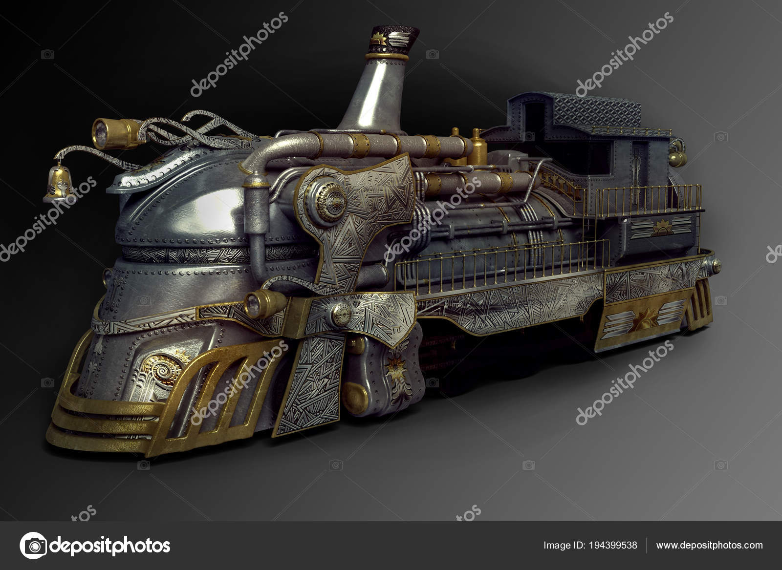 Steampunk Steam Train