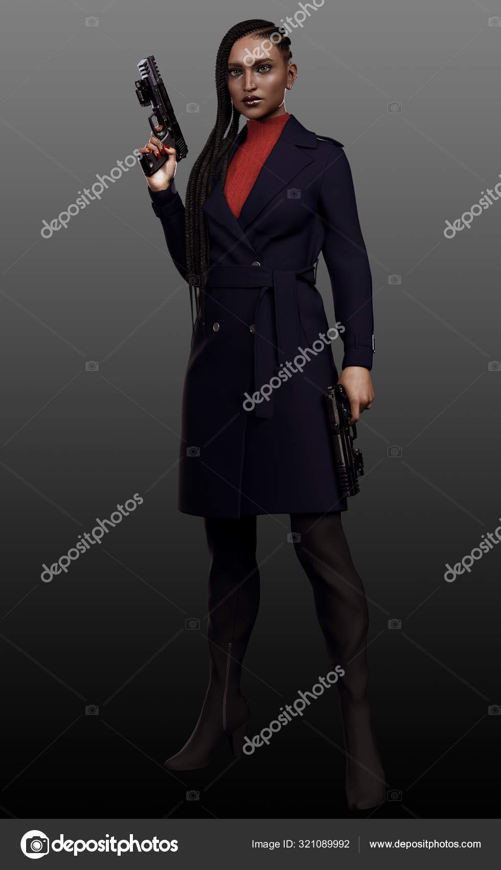 Female Spy Trench Coat Female Spy Trench Coat