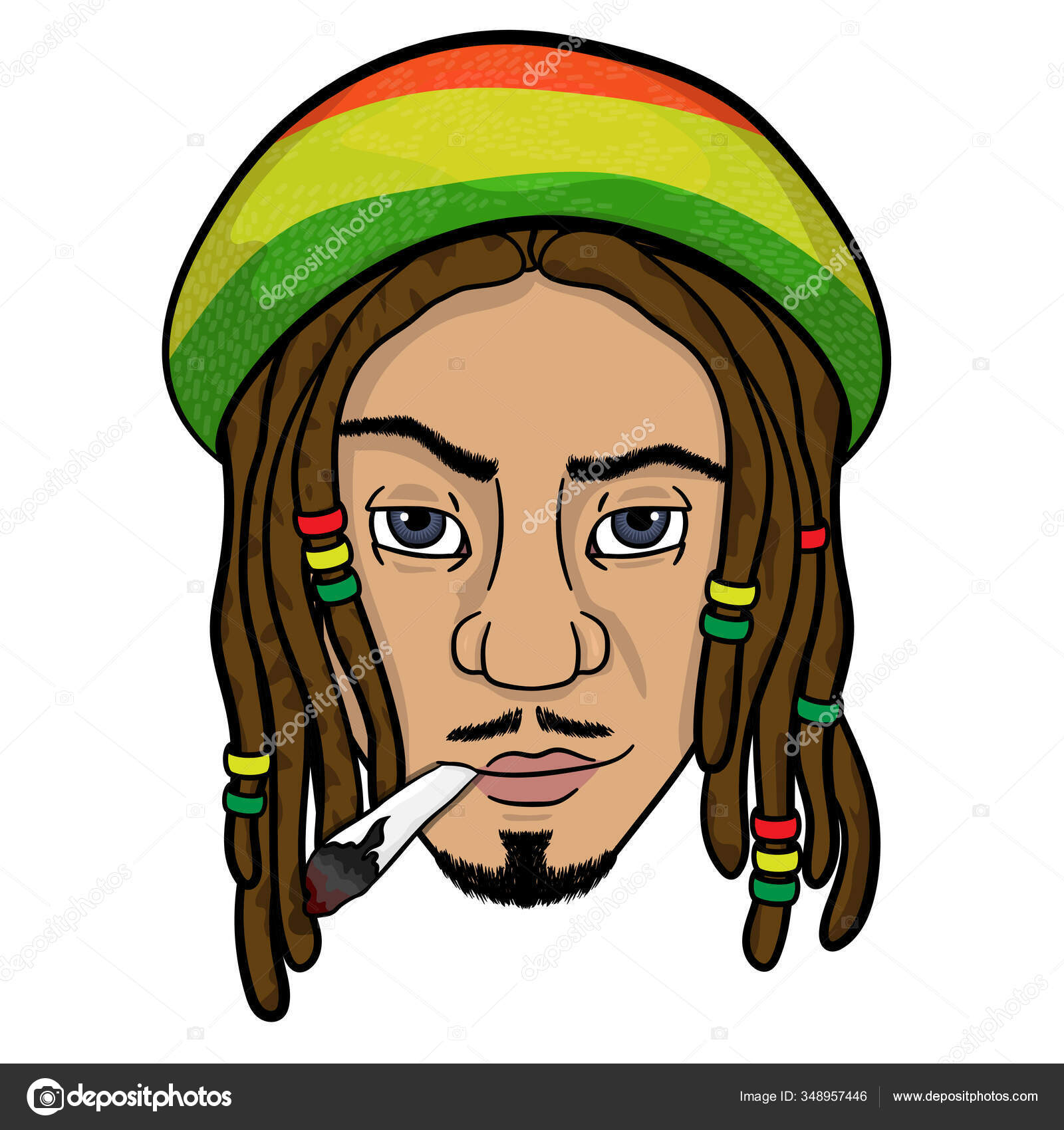 White Rasta Man