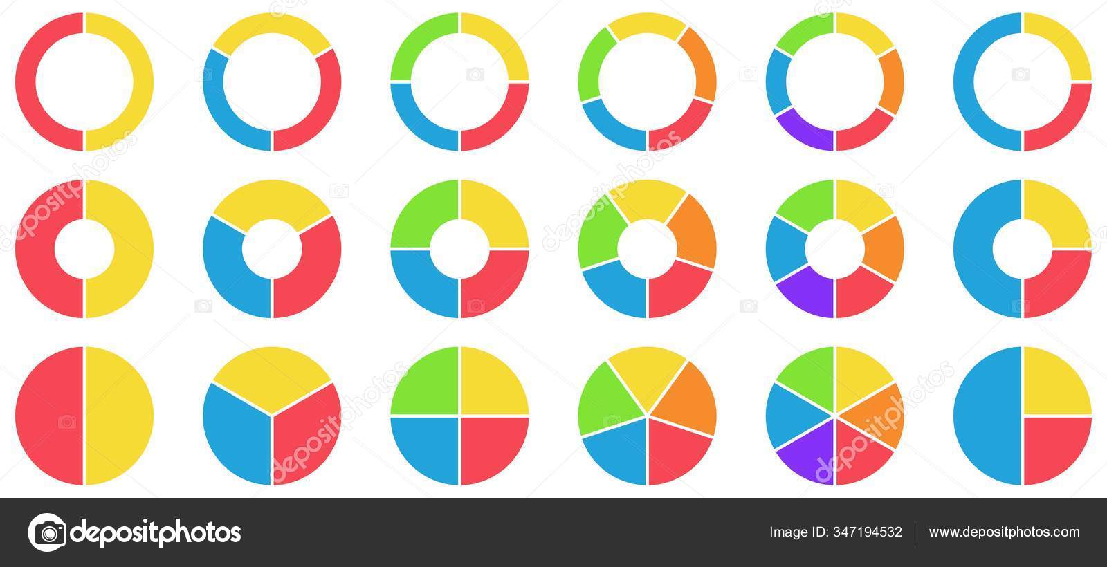 Blank Pie Chart 3 Sections