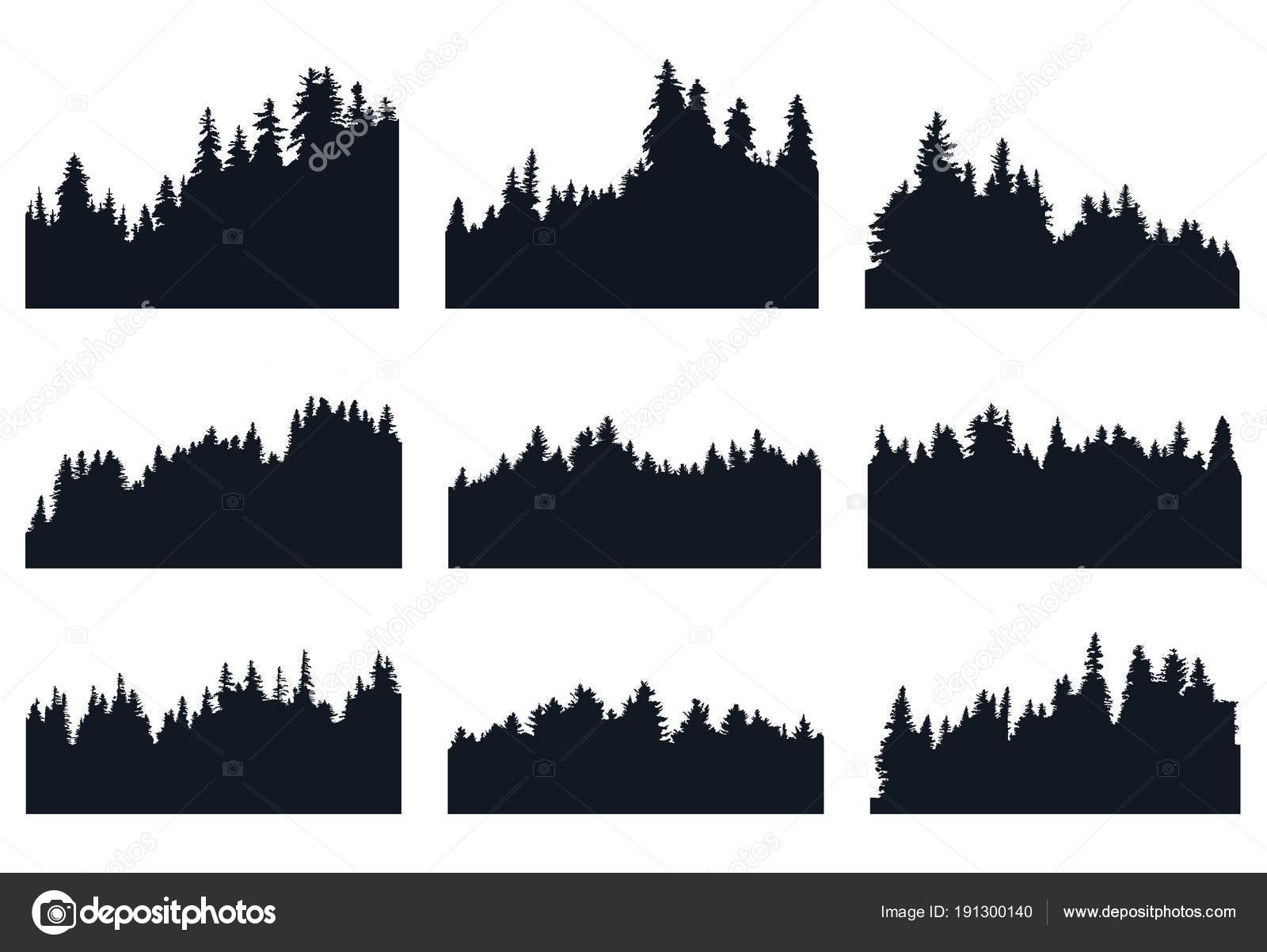 Forest Skyline Sketch