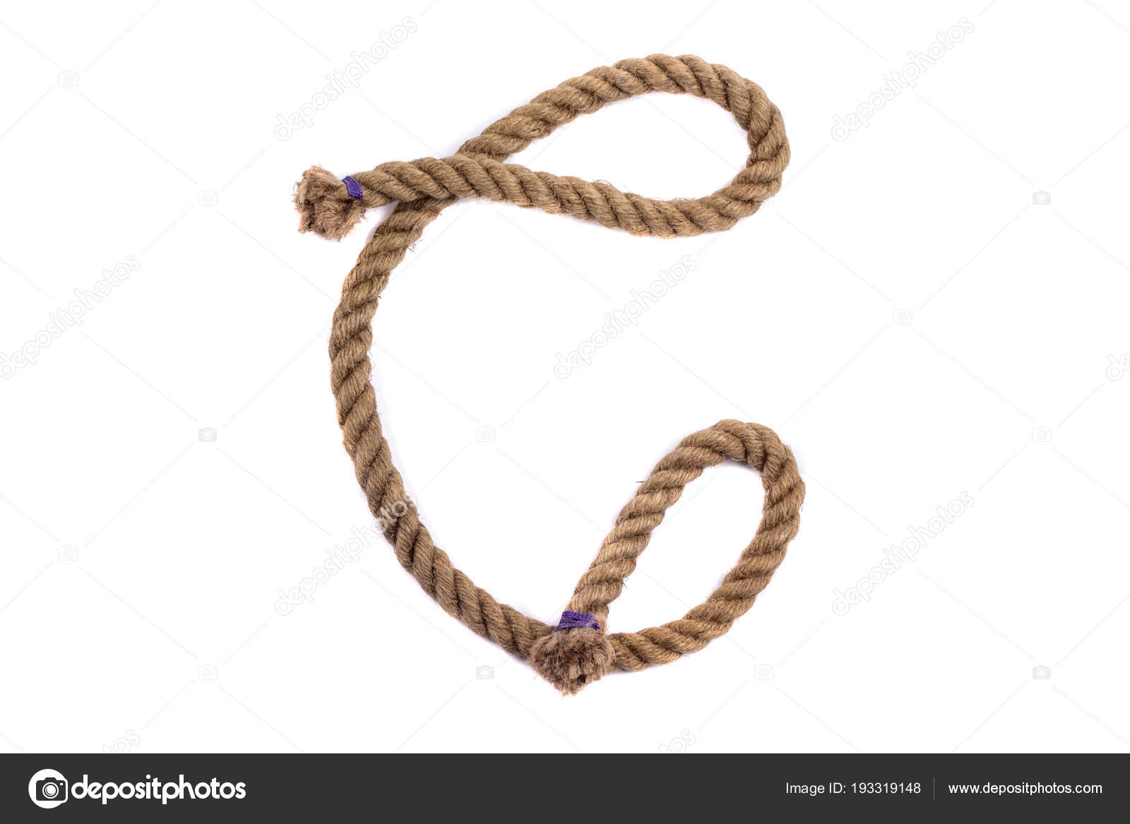 Alphabet Rope Letter — Stock Photo © nave_a.mail.ru #193319148