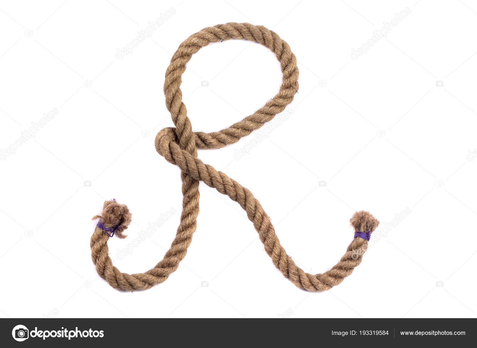 Alphabet Rope Letter — Stock Photo © nave_a.mail.ru #193319584