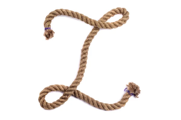 Alphabet Rope Letter — Stock Photo © nave_a.mail.ru #193319584
