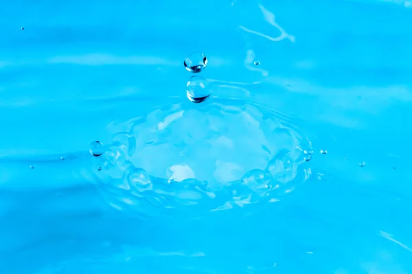 Ripples of beautiful water drops falling on water - Stock Image ...