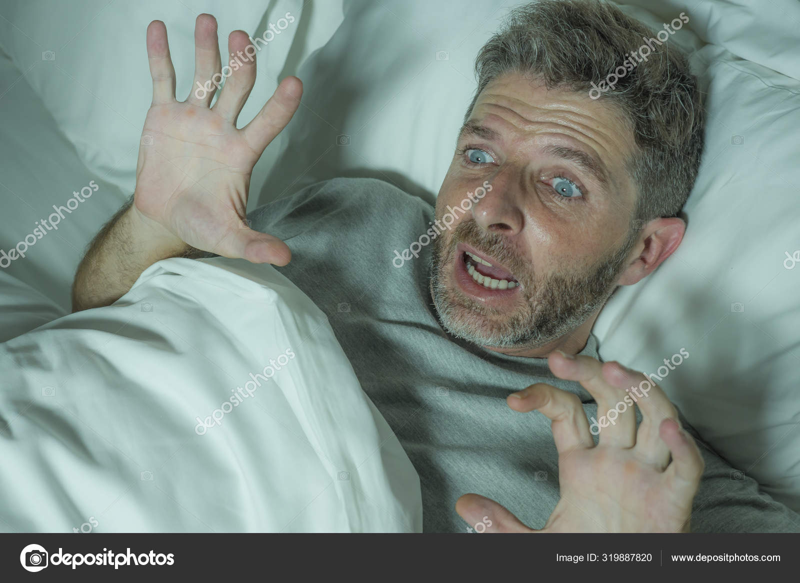 Man Having A Nightmare