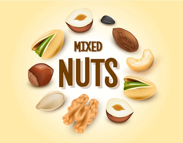 25,740,417 Mixed nuts Vector Images | Depositphotos