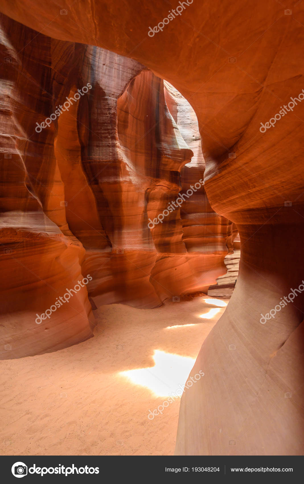 Upper Antelope Canyon Natural Sandstone Formation Page Lake Powell ...