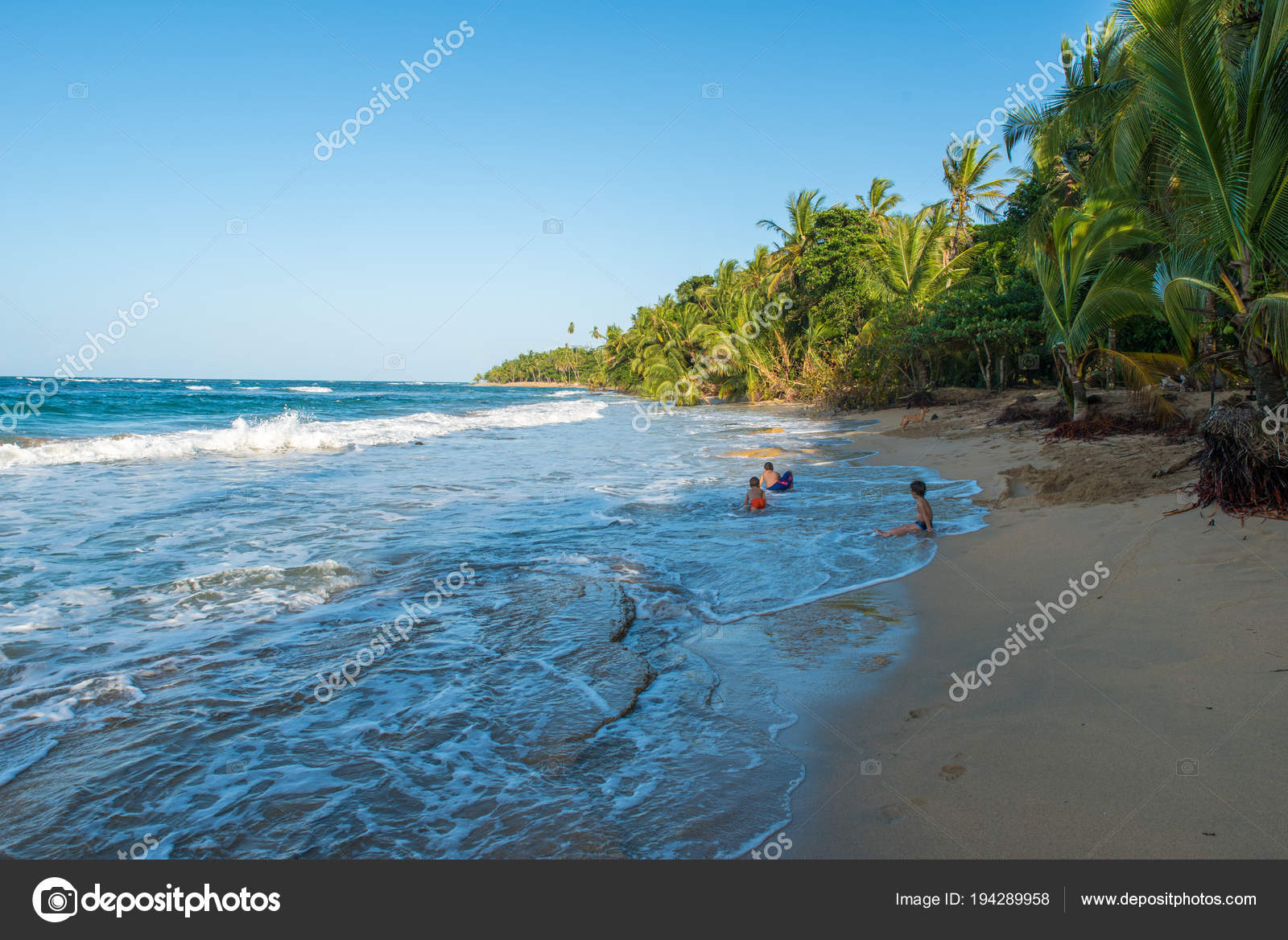 Punta Uva Beach Costa Rica Wild Caribbean Coast – Stock Editorial Photo ...