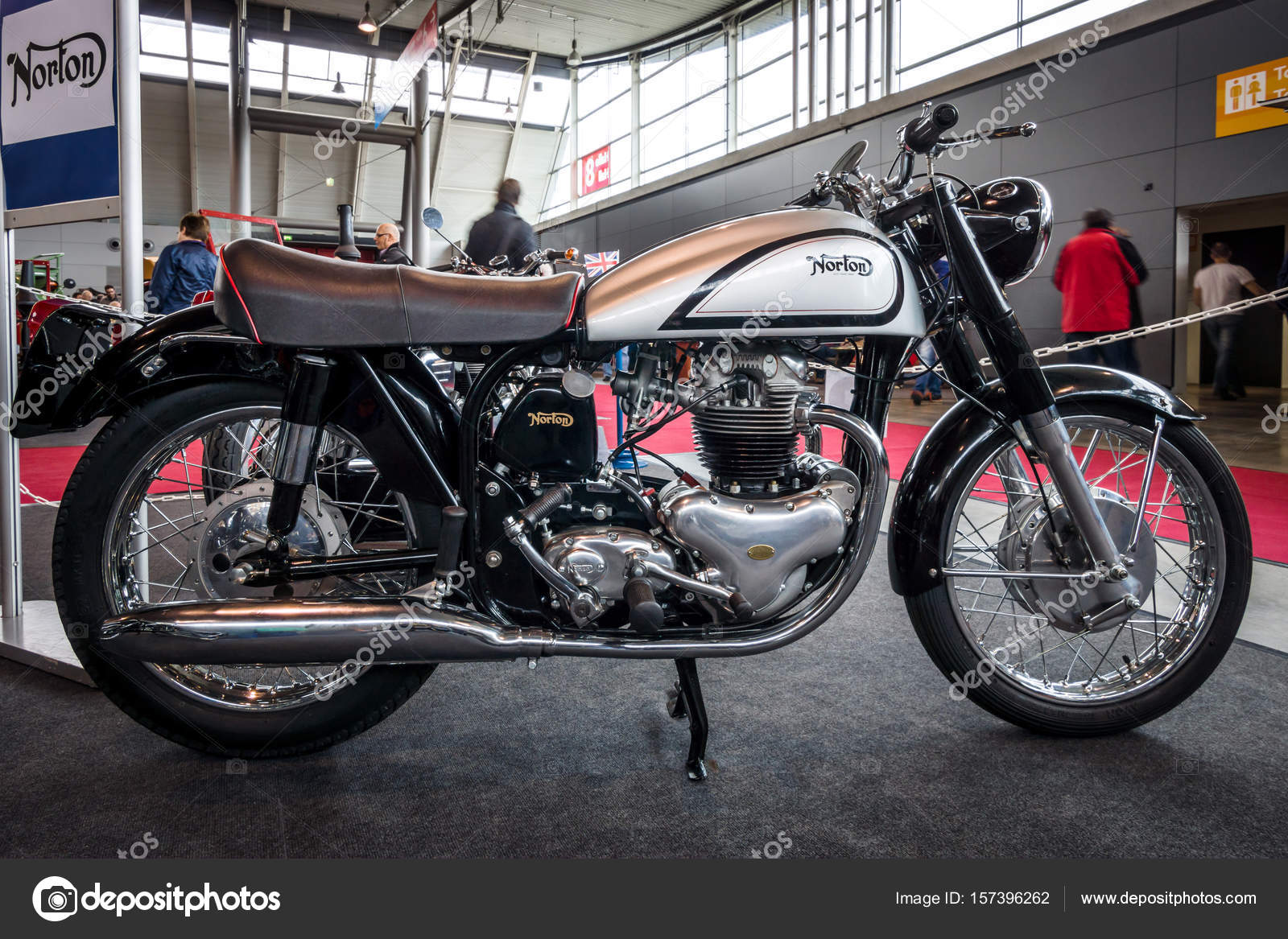 Motorcycle Norton Dominator (Model 88), 1957. – Stock Editorial Photo ...