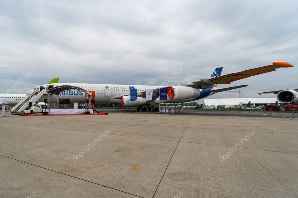 BERLÍN, ALEMANIA - 25 DE ABRIL DE 2018: El prototipo del proyecto de aeronave BLADE (Breakthrouh ...