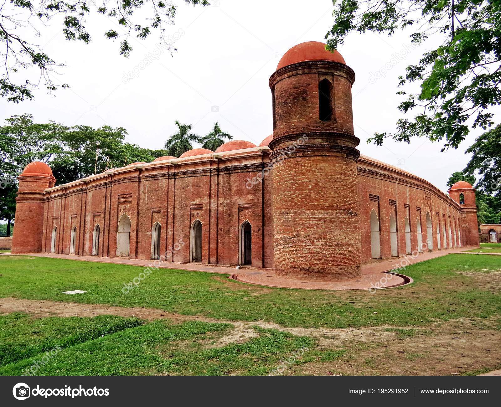 Sixty Dome Mosque Commonly Known Shait Gambuj Mosque Unesco World Stock ...