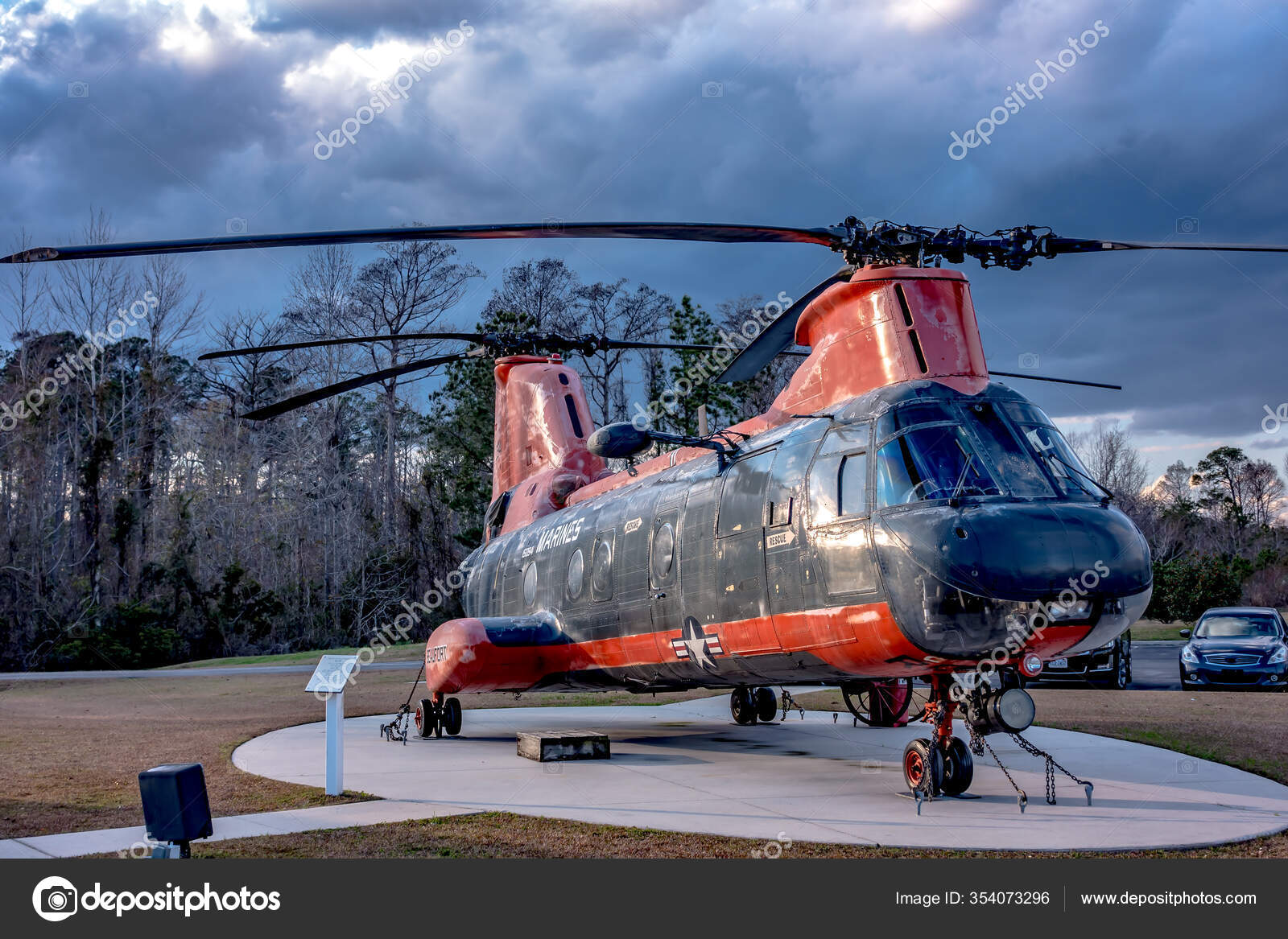 Boeing Chinook Helicopter Cherry Point – Stock Editorial Photo ...