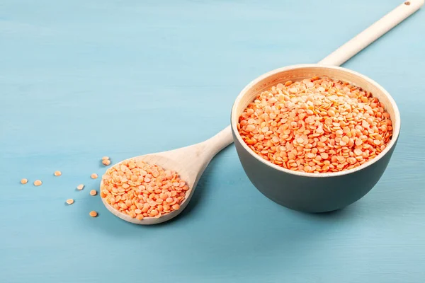 Red Lentils Rich Source Fiber Protein Healthy Food Concept Vegan ⬇ ...