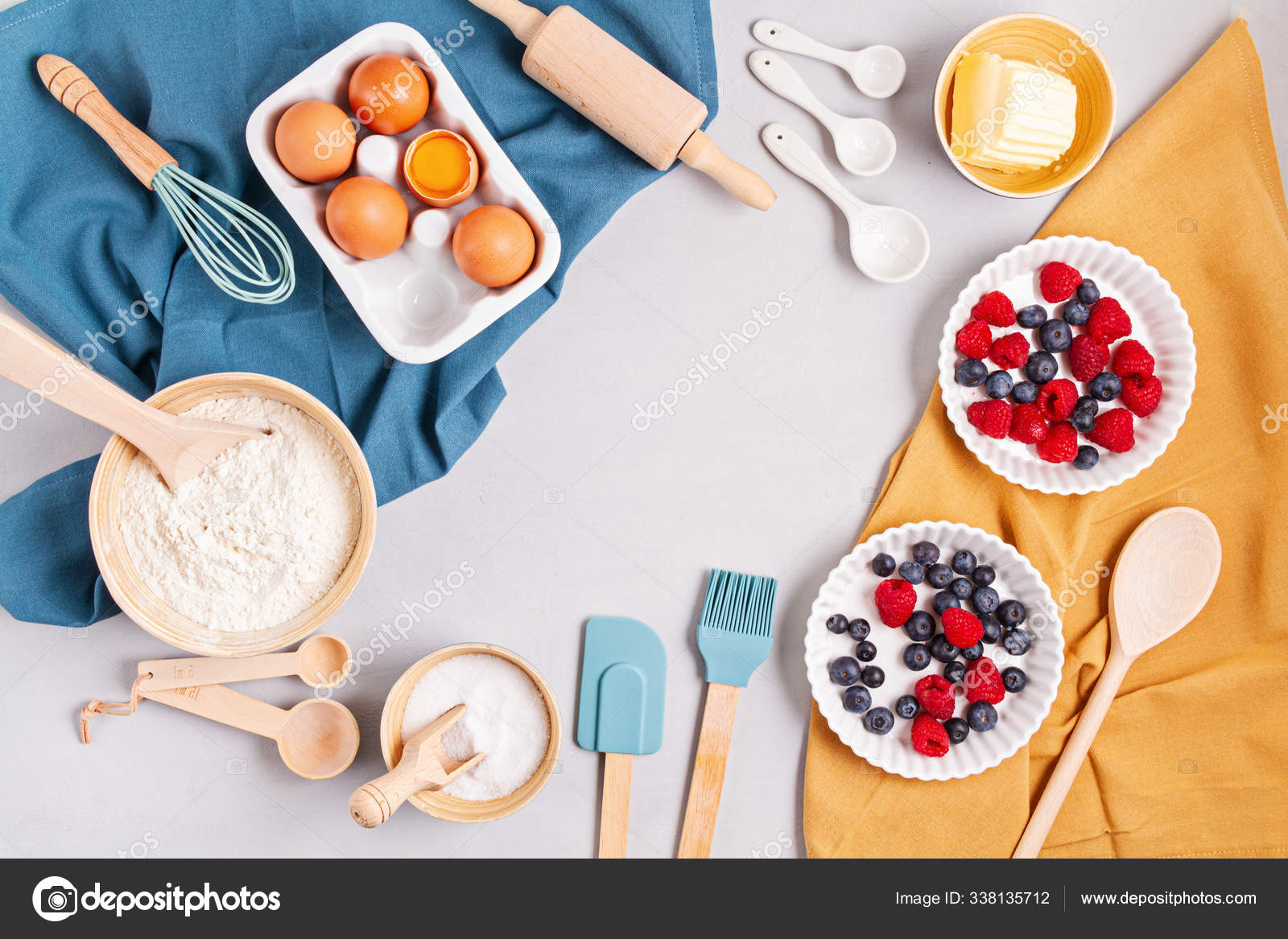 Baking Utensils Background