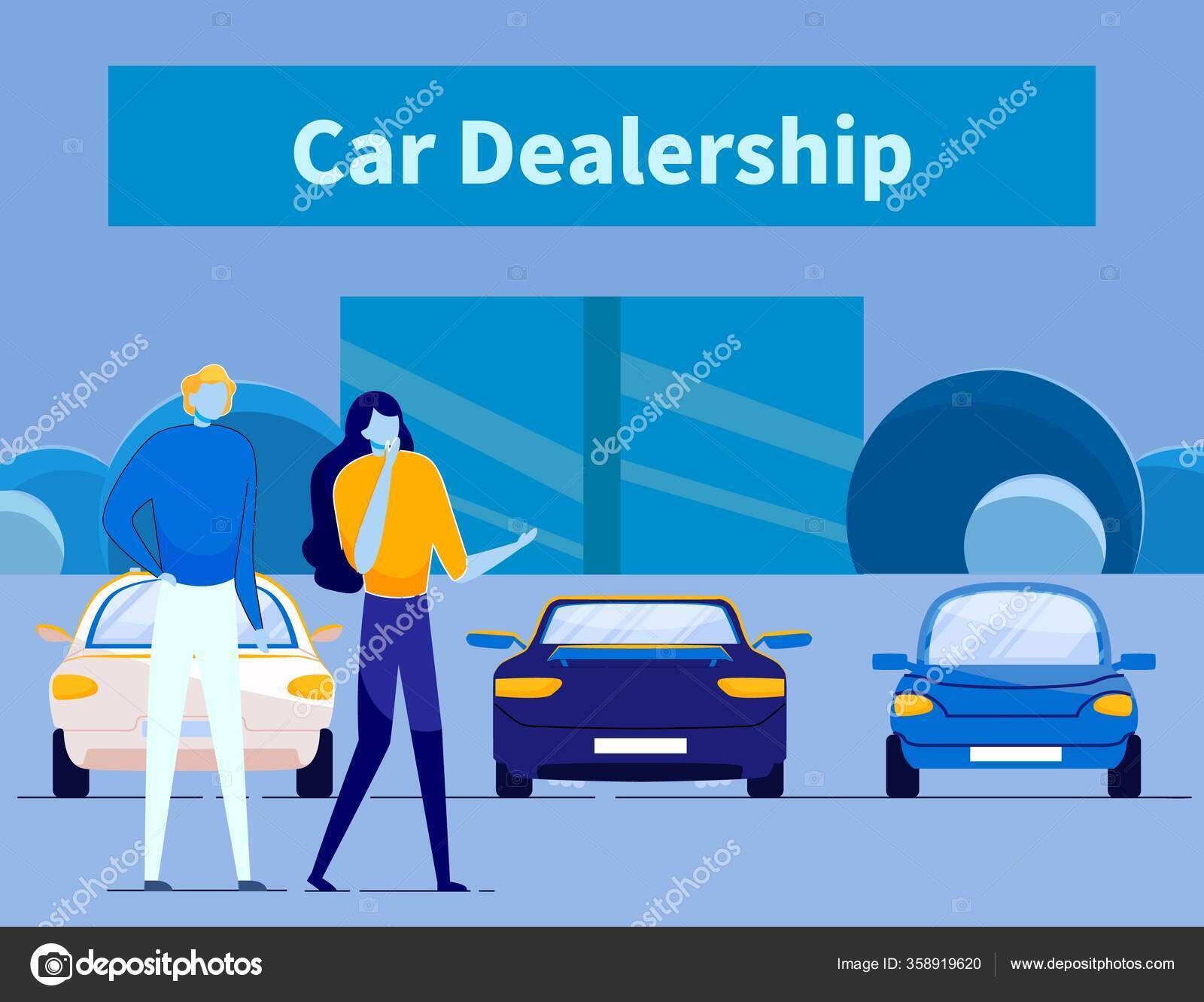 Car Salesman Cartoon