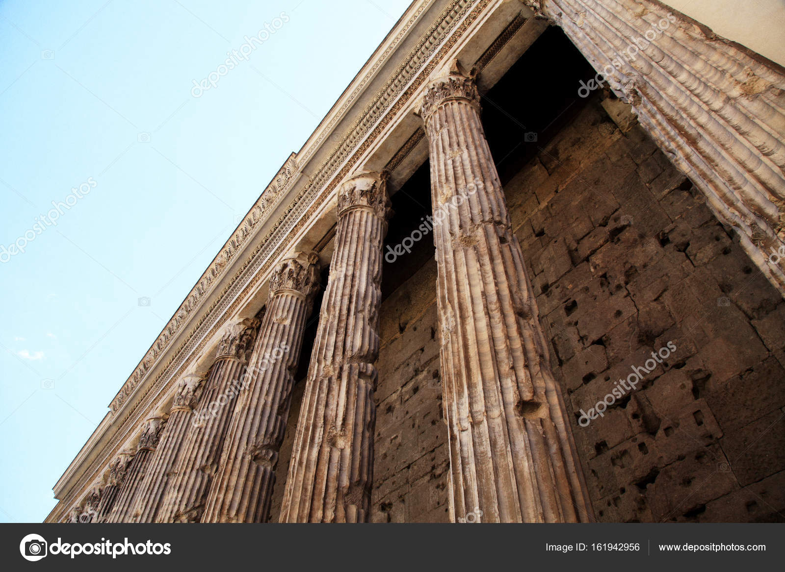 Antique columns in Rome, Italy. Stock Photo by ©felker 161942956