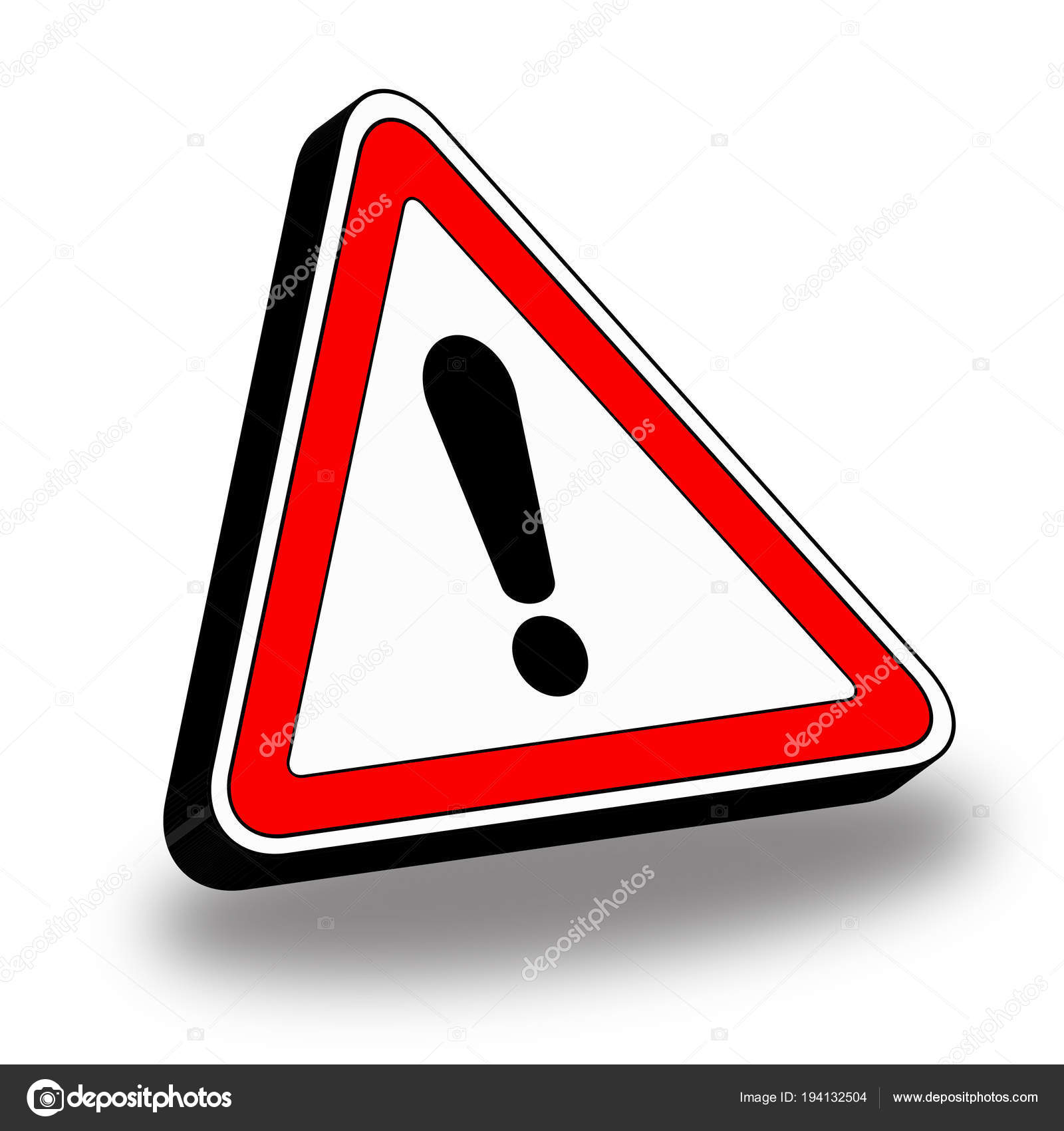 Yellow Danger Triangle