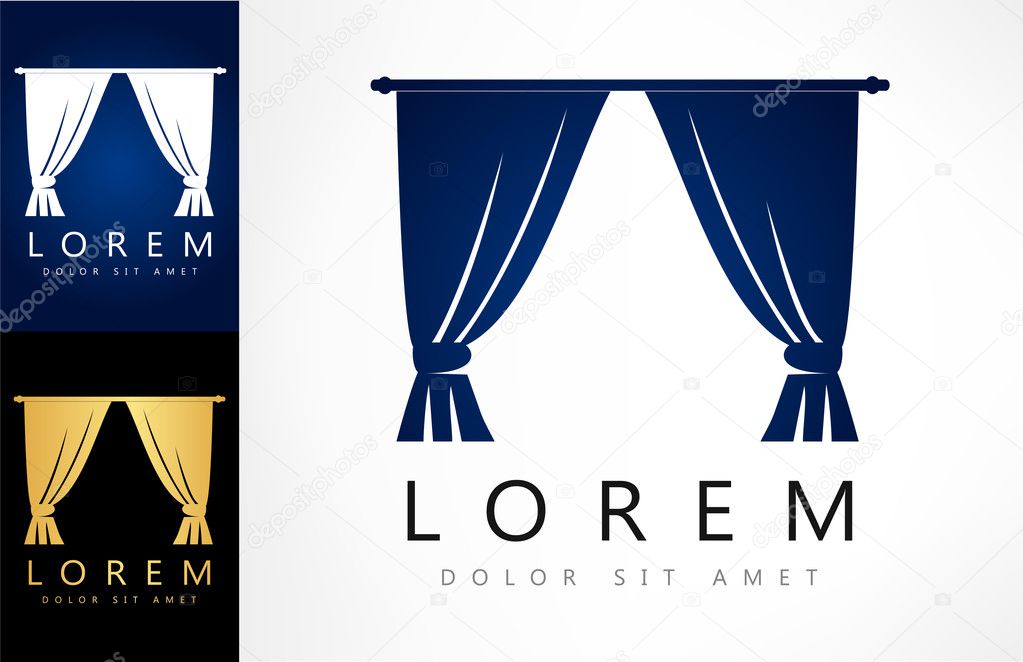 Logotipo Del País De Las Maravillas De La Cortina Una Nueva