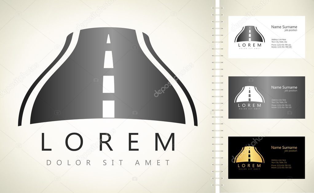 Road logo vector Stock Vector Image by ©barcova.natalia #127557554