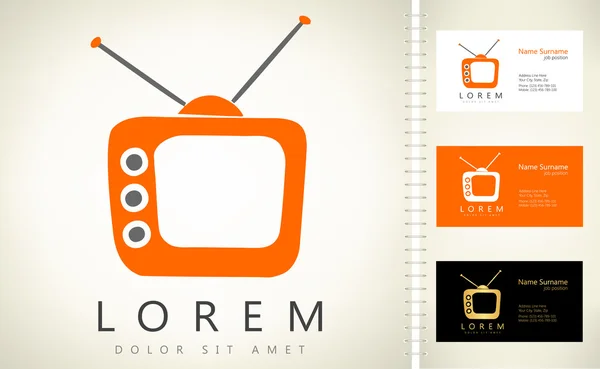 Logos de tv imágenes de stock de arte vectorial | Depositphotos