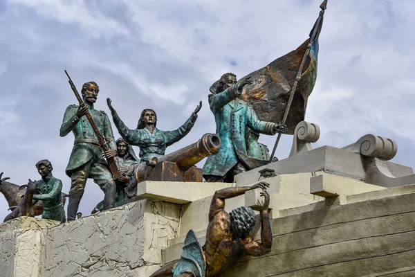 Feb 2018 Goleta Ancud Schooner Monument Fountain Punta Arenas Chile ...