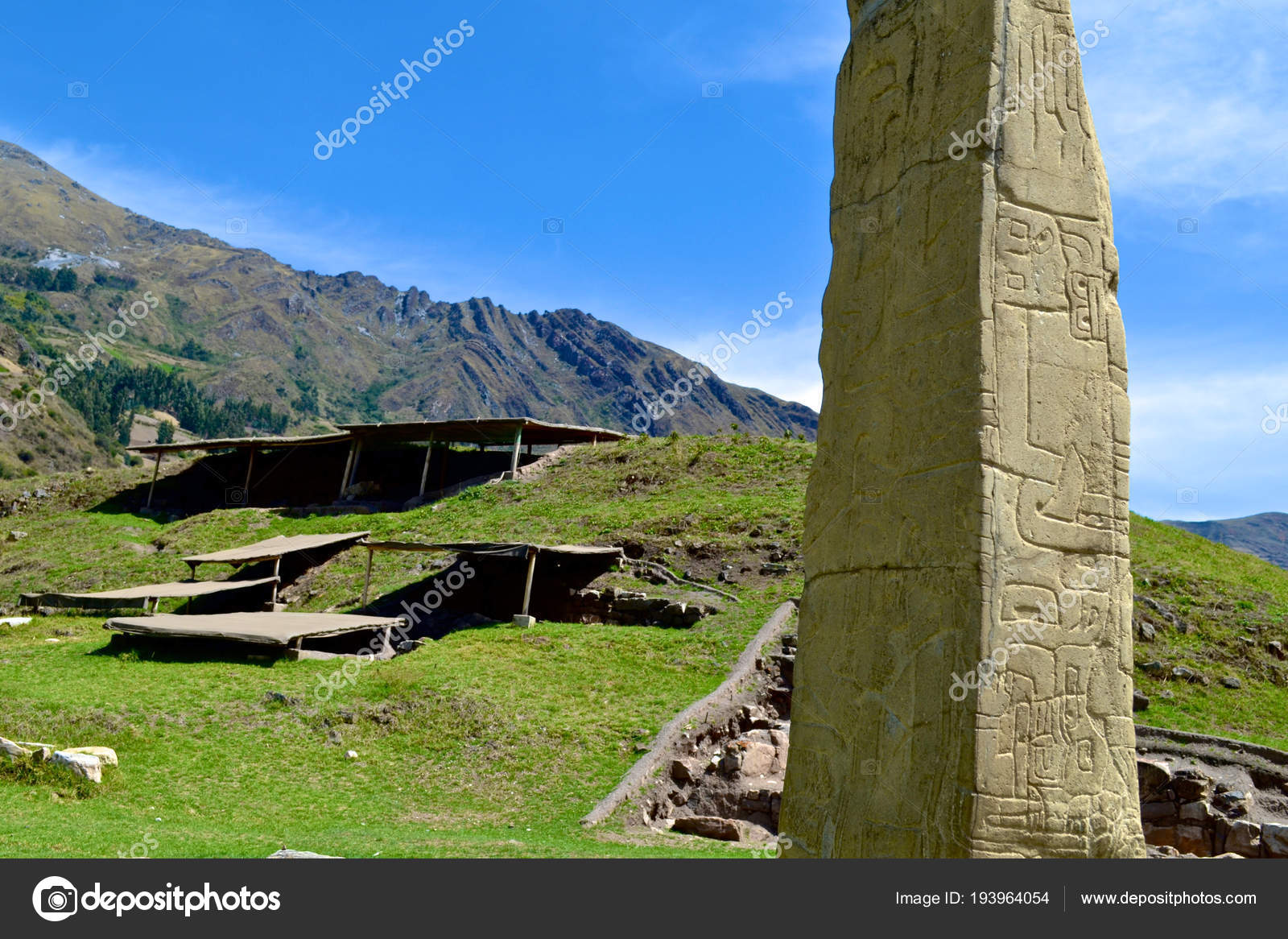 Chavin Huantar Temple Complex Ancash Province Peru Stock Photo by ...