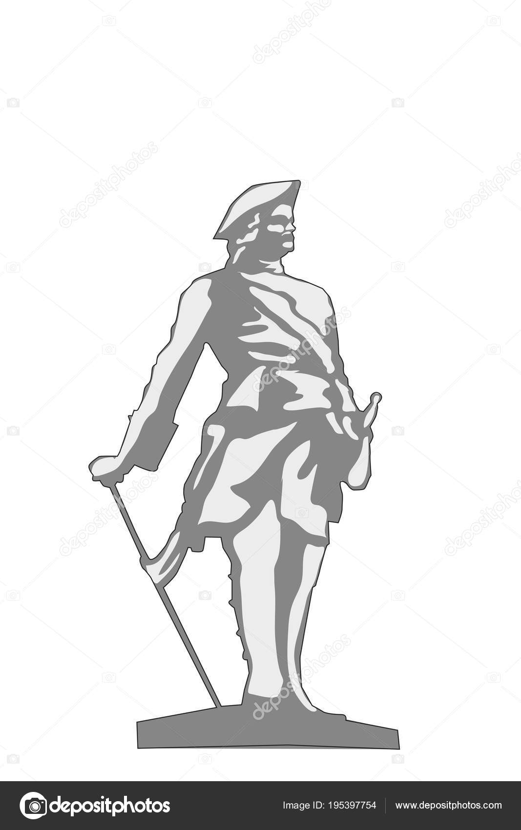 Vector Illustration Peter Great Stock Vector by ©lavrpilov 195397754