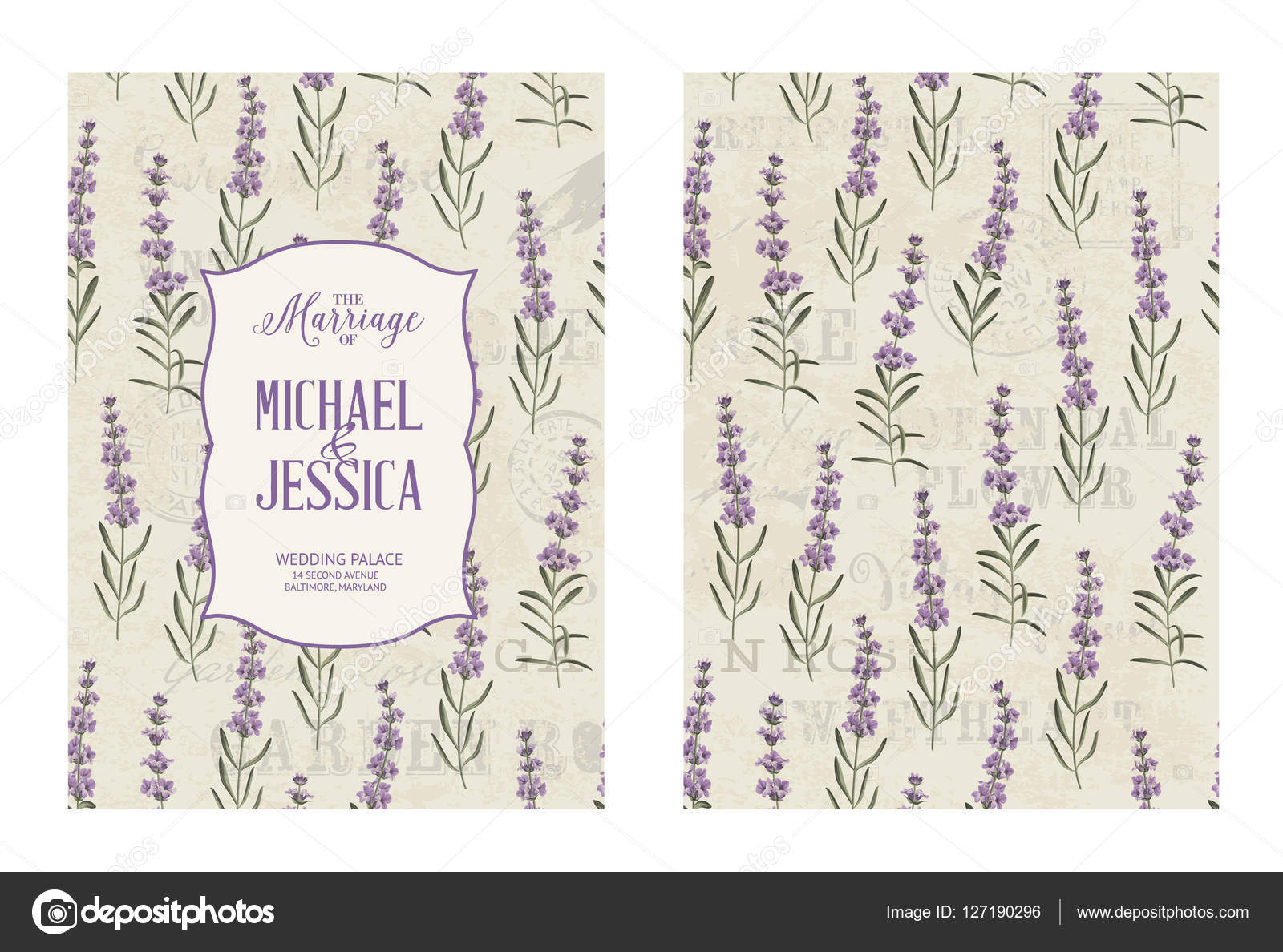 Book cover with lavender. Stock Vector Image by ©Kotkoa #127190296