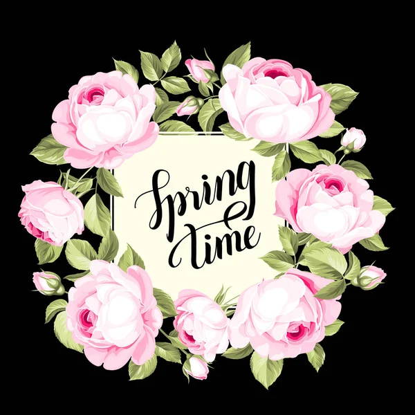 Spring flower card. Stock Vector by ©Kotkoa 151227712