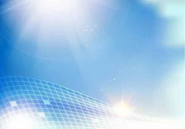 Abstract blue lights for science background. Stock Vector Image by ...