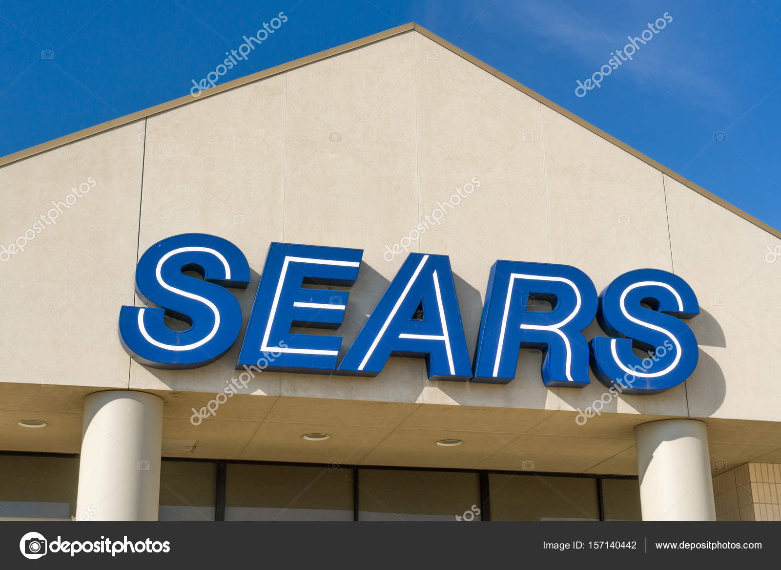 Sears Retail Department Store Exterior and Logo – Stock Editorial Photo ...