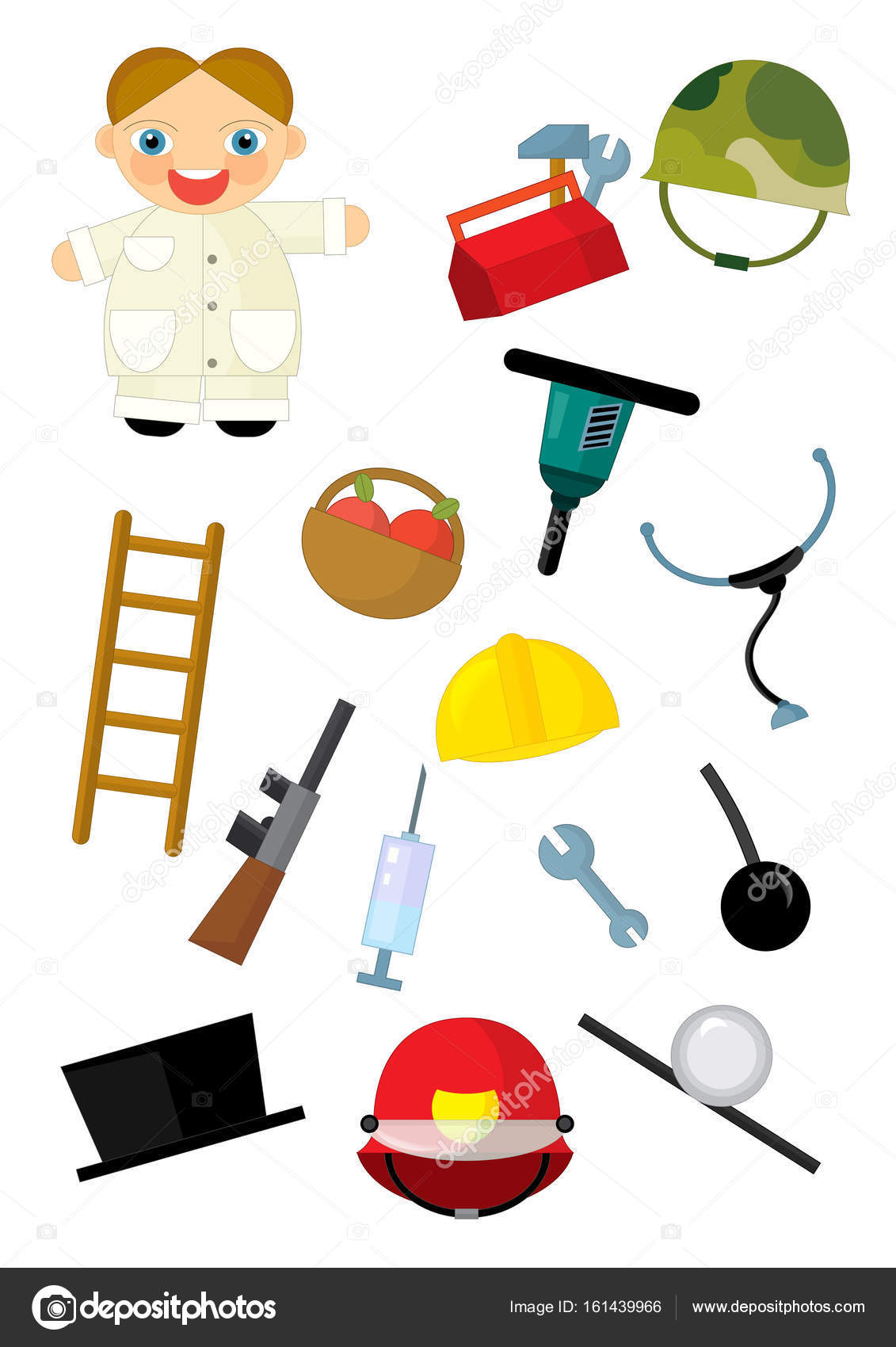 Cartoon matching game Stock Illustration by ©illustrator_hft #161439966