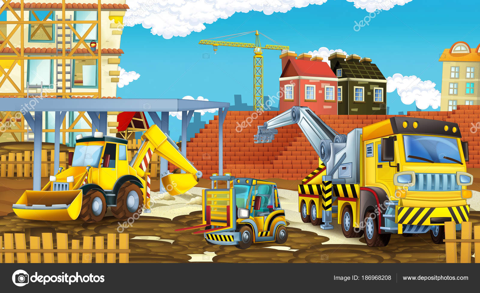 Construction Site Cartoon