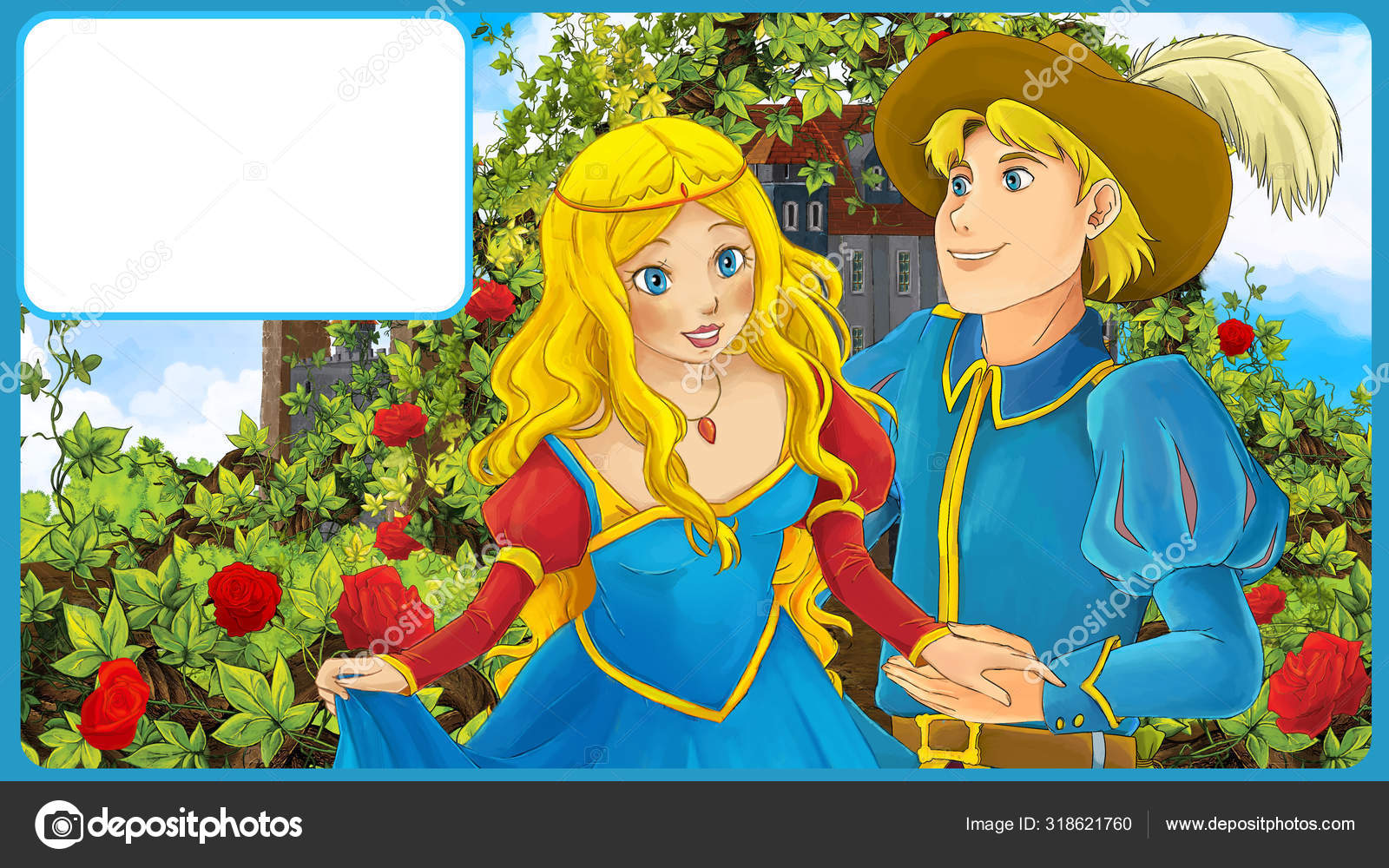 Beautiful Princess And Prince