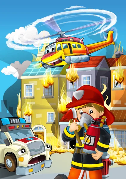 Fireman cartoon Stock Photos, Royalty Free Fireman cartoon Images ...