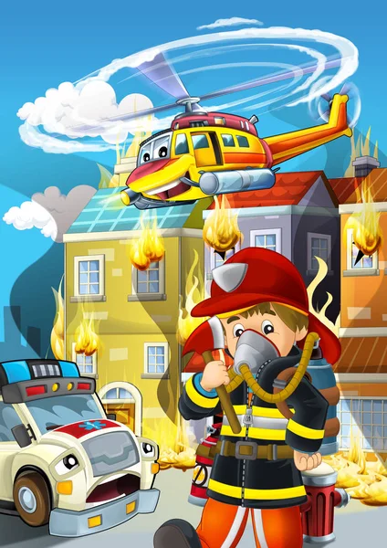 Fireman cartoon Stock Photos, Royalty Free Fireman cartoon Images ...