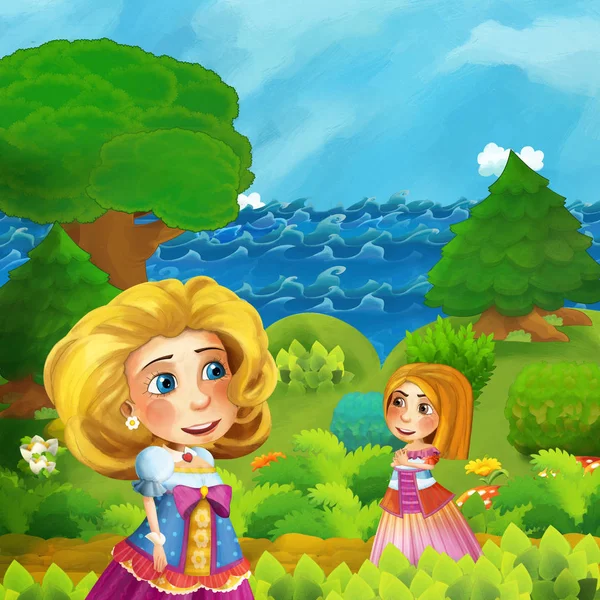 Princess girl cartoon Stock Photos, Royalty Free Princess girl cartoon ...