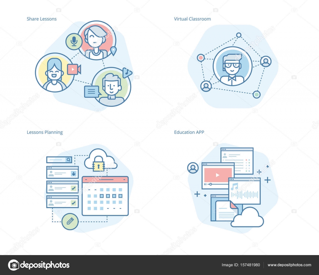 Virtual Classroom Icon