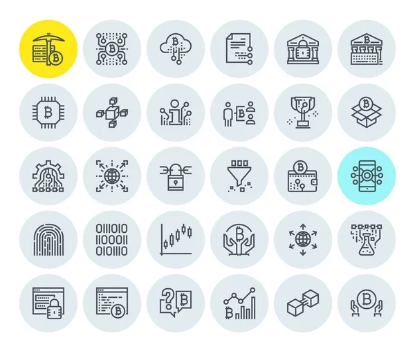 100,000 Blockchain icons Vector Images | Depositphotos