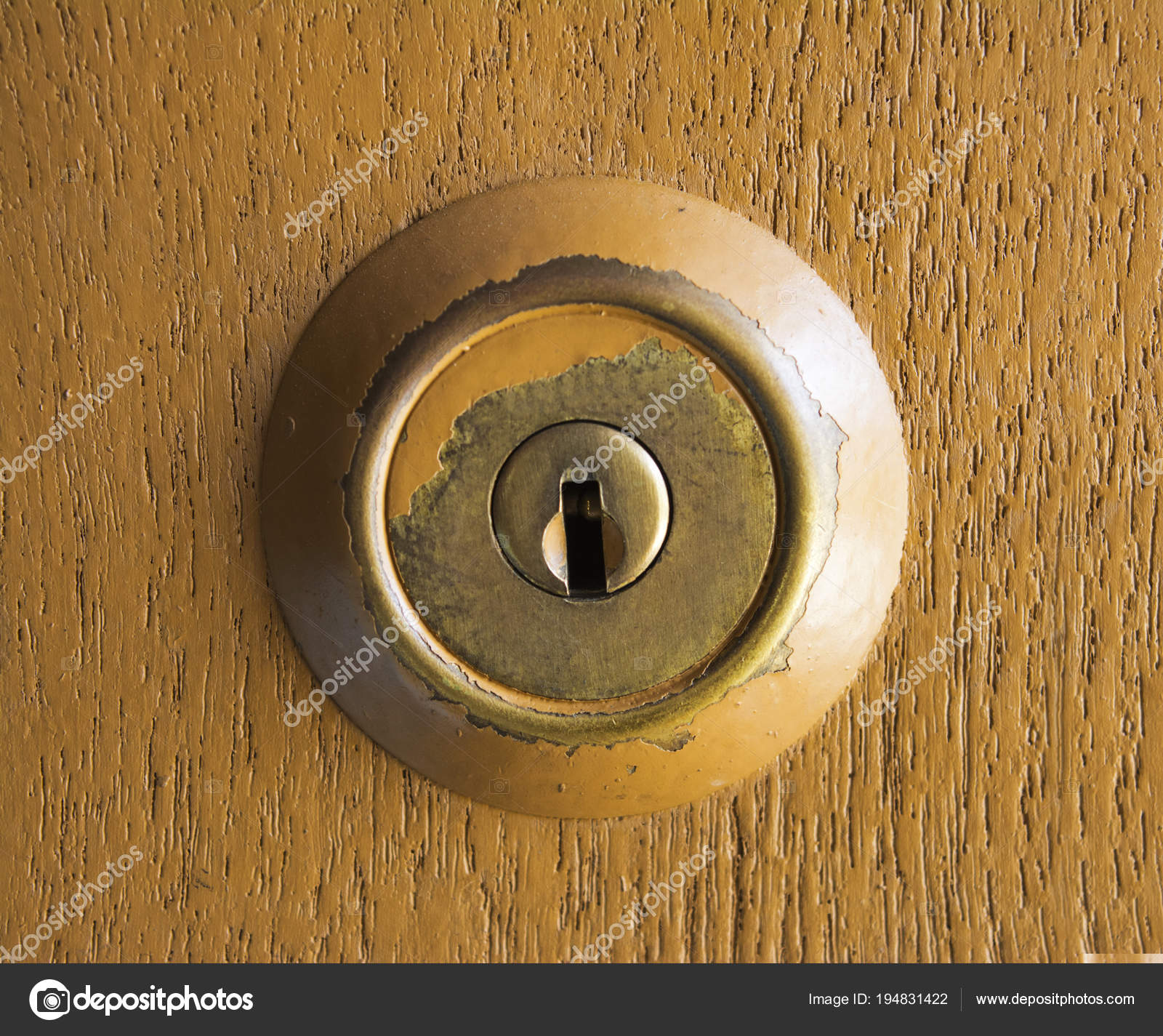 Old Rustic Door Lock — Stock Photo © voidframes #194831422